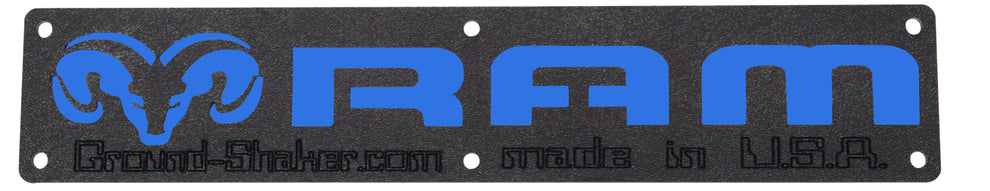 RAM PLATE – GROUND SHAKER COMPANY