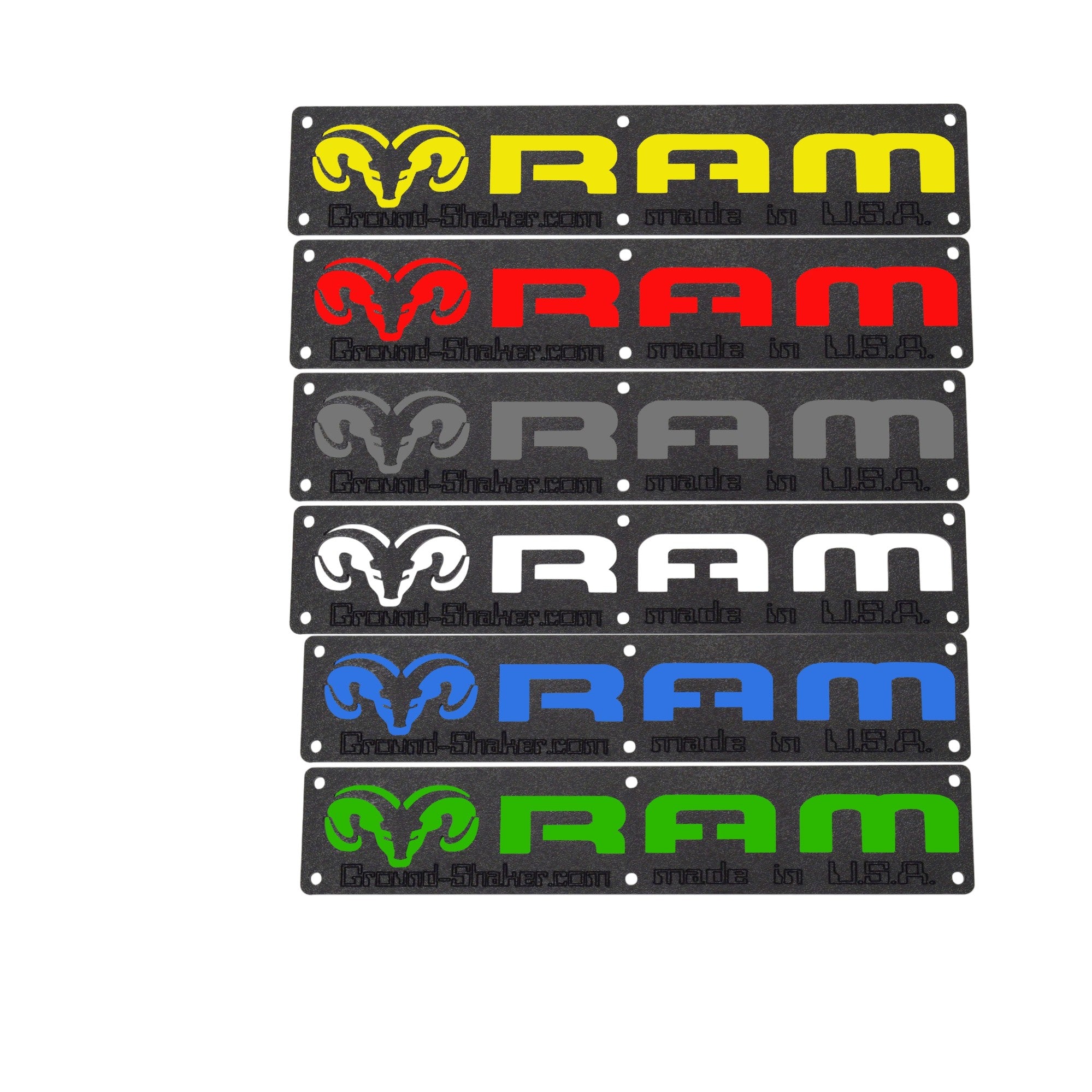 RAM PLATE – GROUND SHAKER COMPANY