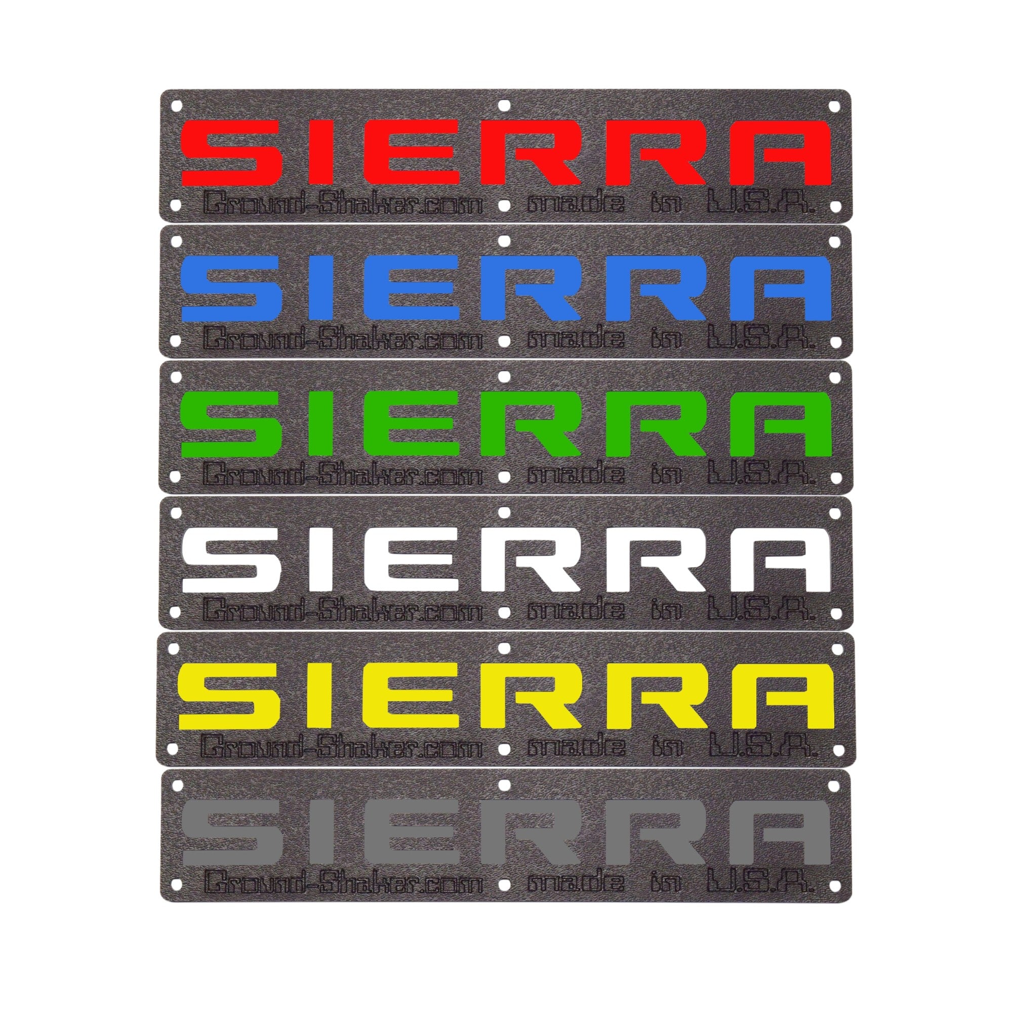 SIERRA PLATE – GROUND SHAKER COMPANY